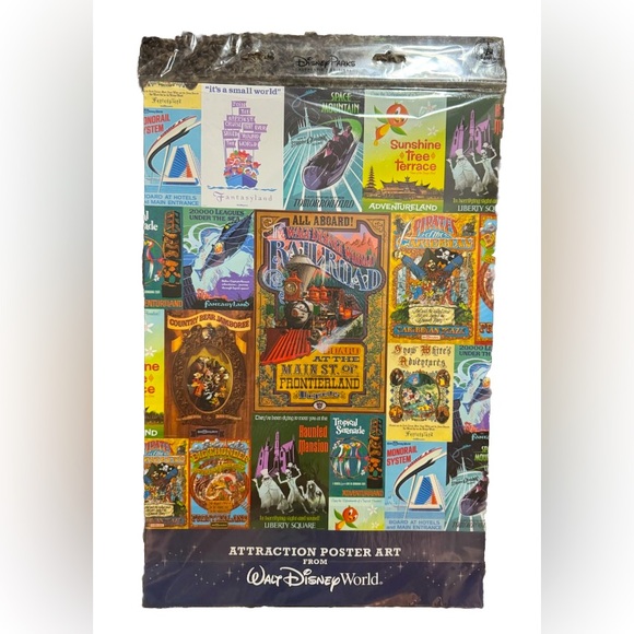 Disney | Art | Nwt 2 Super Cool Walt Disney World Parks Attraction 12 X ...